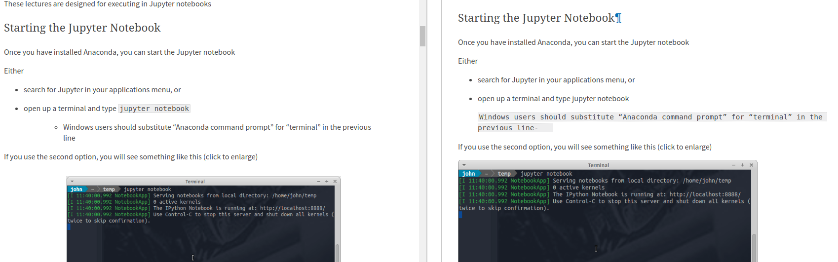 Support for nested lists is incomplete in Jupinx · Issue #4 · QuantEcon/lecture-source-py · GitHub
