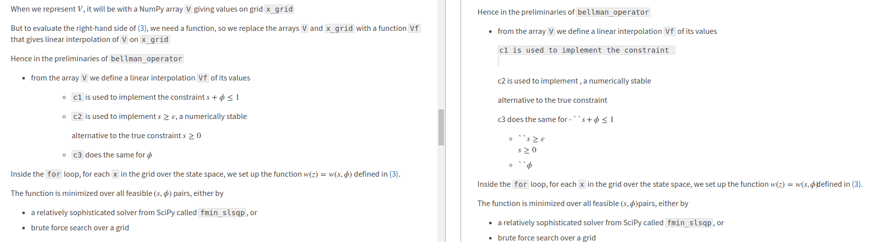 Support for nested lists is incomplete in Jupinx · Issue #4 · QuantEcon/lecture-source-py · GitHub