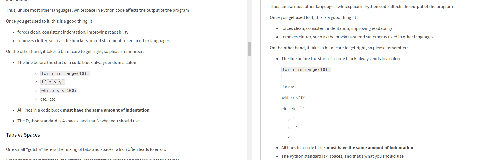 Support for nested lists is incomplete in Jupinx · Issue #4 · QuantEcon/lecture-source-py · GitHub