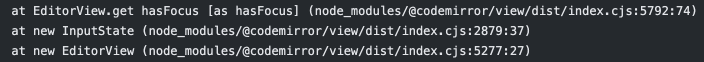 Circular Instantiation Reference Of Inputstate In Editorview Constructor · Issue 470