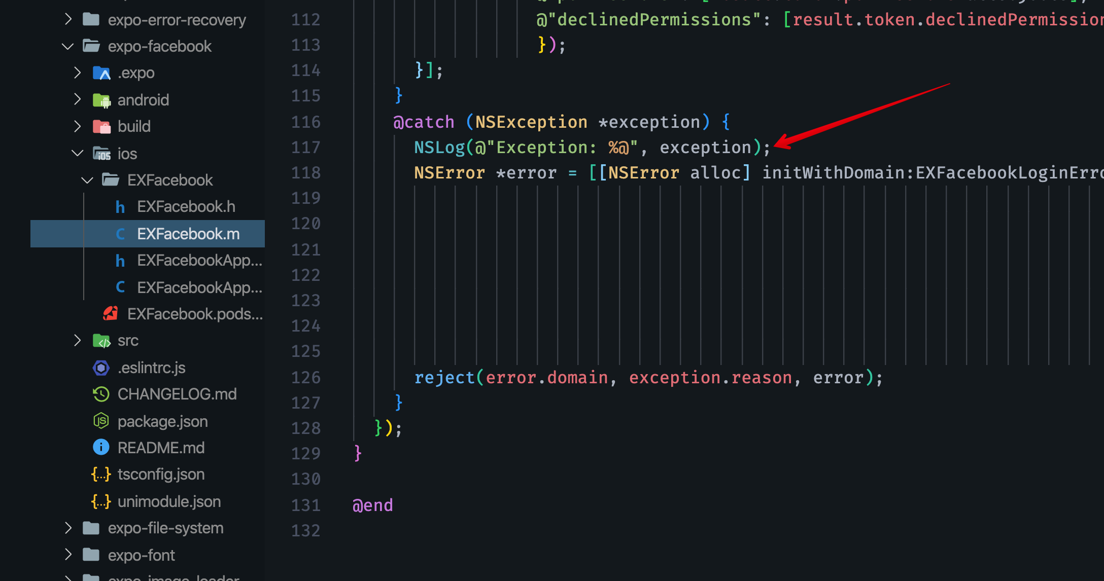 Facebook.logInWithReadPermissionsAsync crashes the app on iOS · Issue ...