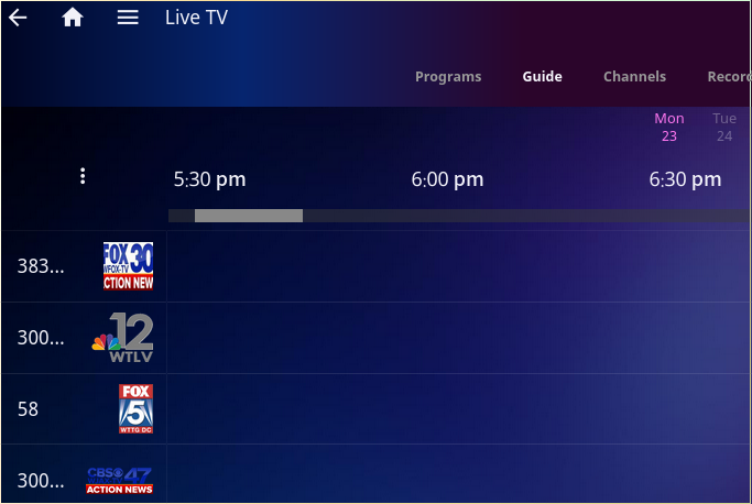 LiveTV Guide Data not auto-populating · Issue #4565 · jellyfin/jellyfin · GitHub
