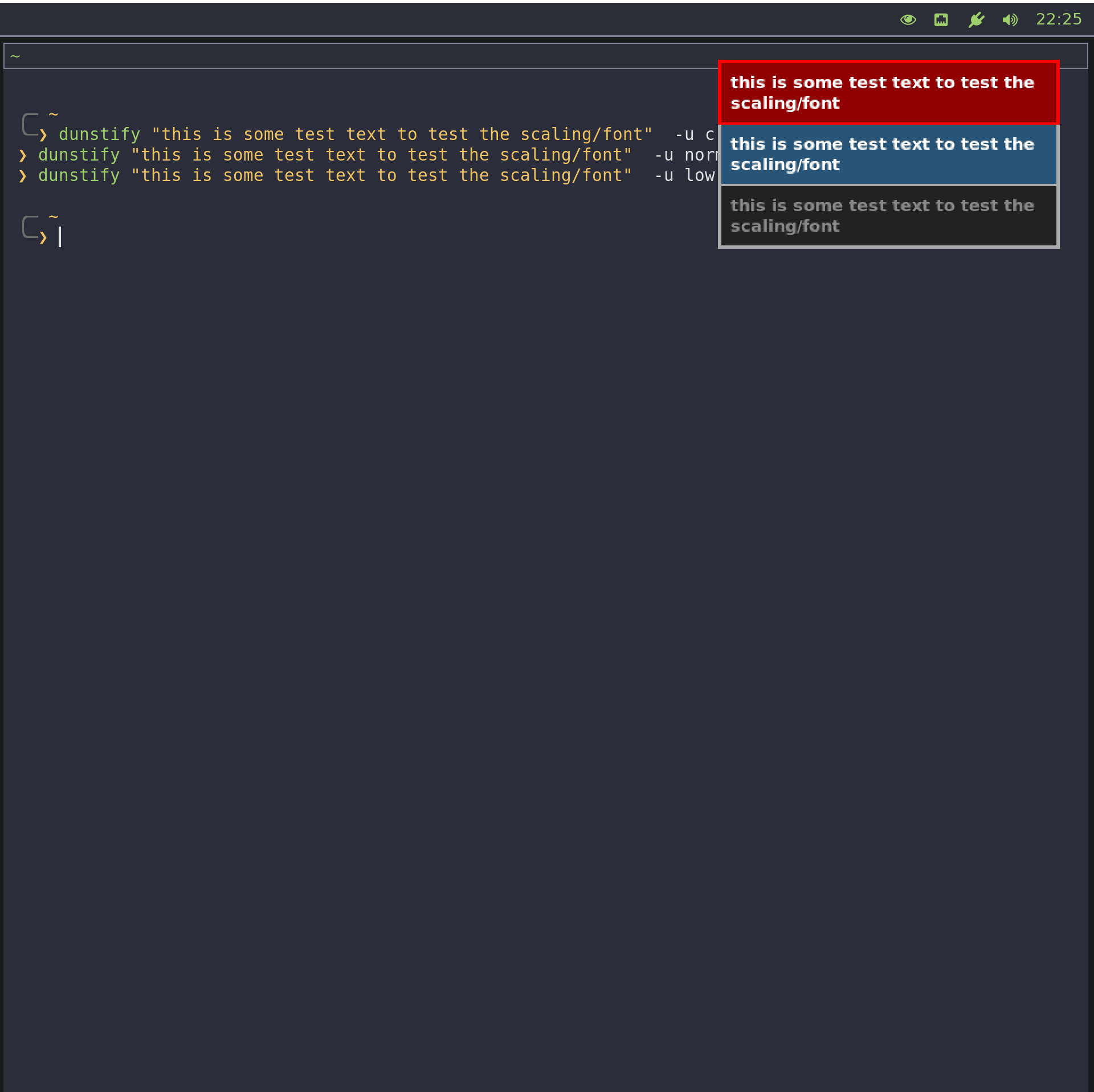 Wayland Hidpi Font Scaling Blurriness · Issue 836 · Dunst Projectdunst · Github