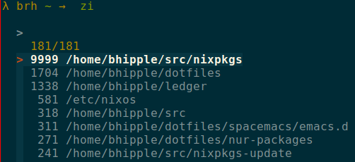 Interactive queries do not stay sorted by score? · Issue #102 · ajeetdsouza/zoxide · GitHub