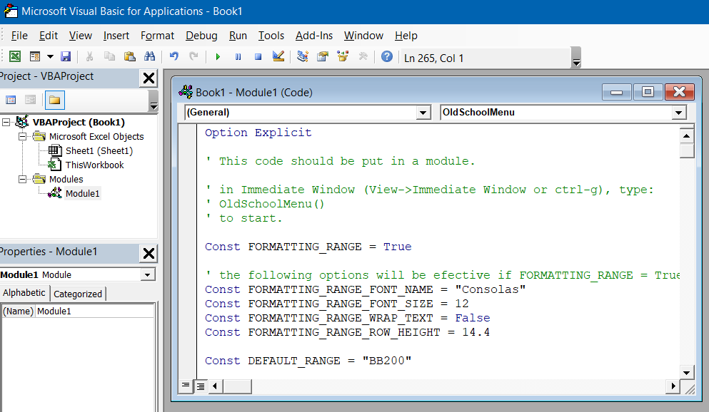 GitHub - caglartoklu/oldschool_sheet: a macro to convert the look of ...