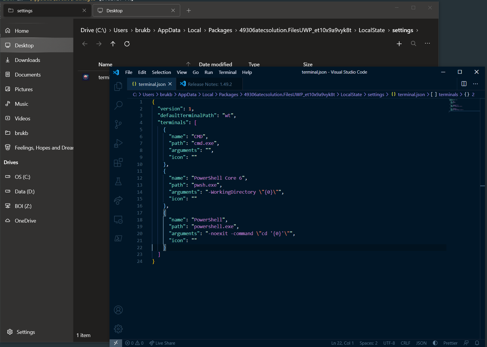 Windows Terminal Preview is not recognized by Files · Issue #2009 ...
