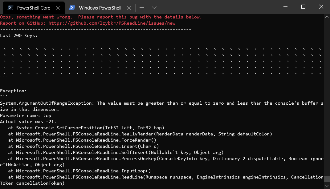 在默认中文输入法下输入左斜杠显示错误导致崩溃 · Issue #4080 · microsoft/terminal · GitHub