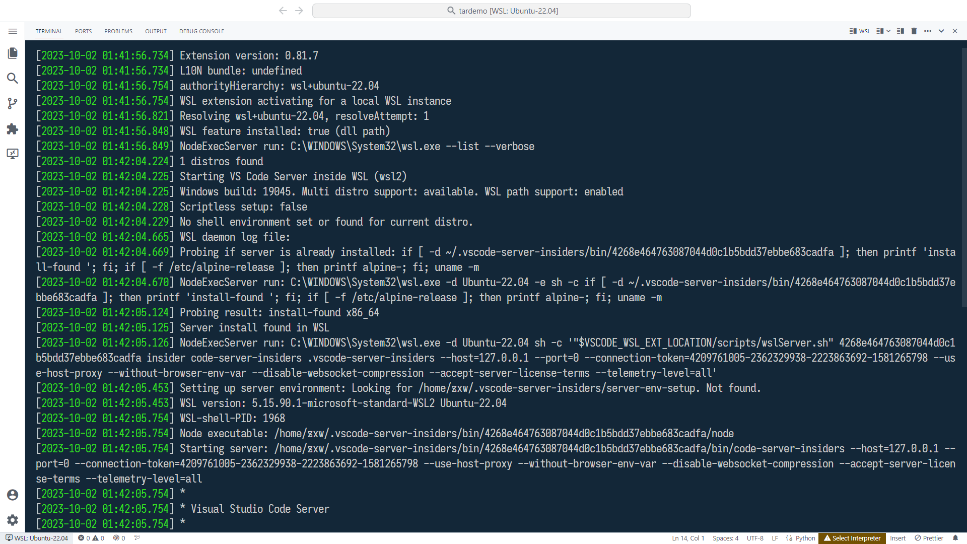 [WSL]: No WSL distros found. New distros can be installed from the Microsoft Store. · Issue ...