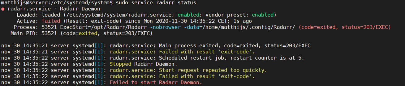 .Net-core version won't start · Issue #5437 · Radarr/Radarr · GitHub