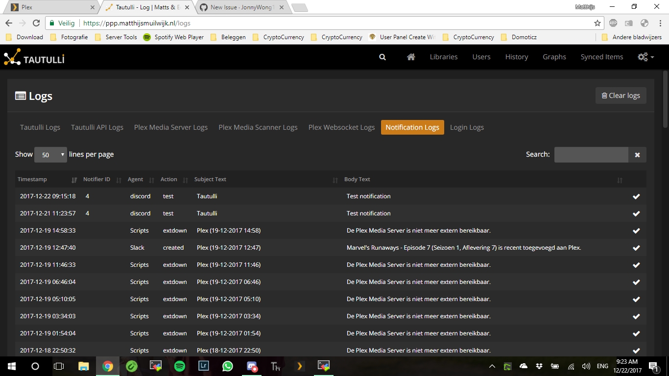 Discord not working in V2 · Issue #1176 · Tautulli/Tautulli · GitHub