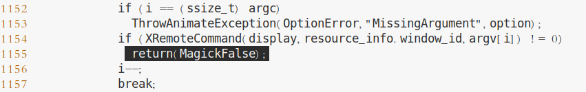 Memory leak in AnimateImageCommand() of MagickWand/animate.c and DisplayImageCommand() of ...