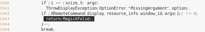 Memory leak in AnimateImageCommand() of MagickWand/animate.c and DisplayImageCommand() of ...