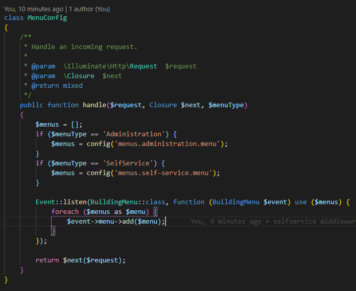 Different menus per route group · Issue #5 · jeroennoten/Laravel-AdminLTE · GitHub