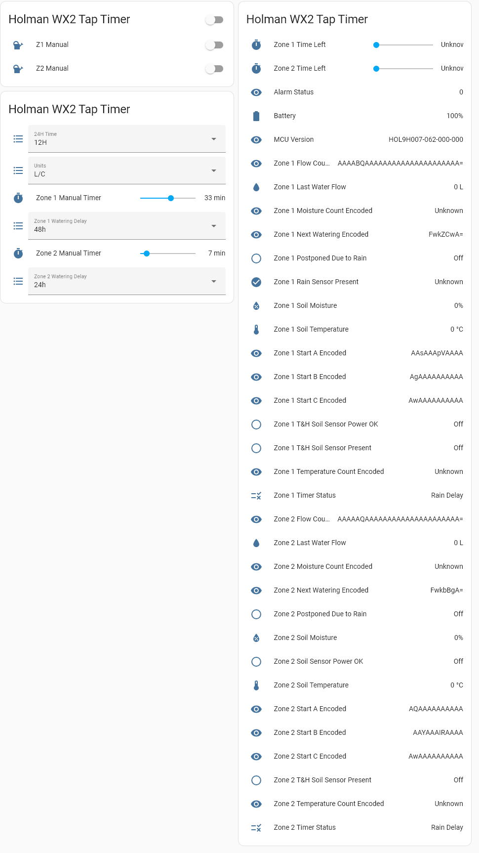 Request support for Holman WX2 Taptimer · Issue #1108 · make-all/tuya-local · GitHub