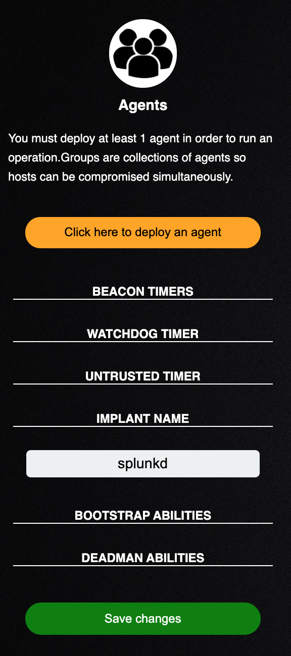 Agents implant name how change it? · Issue #2146 · mitre/caldera · GitHub