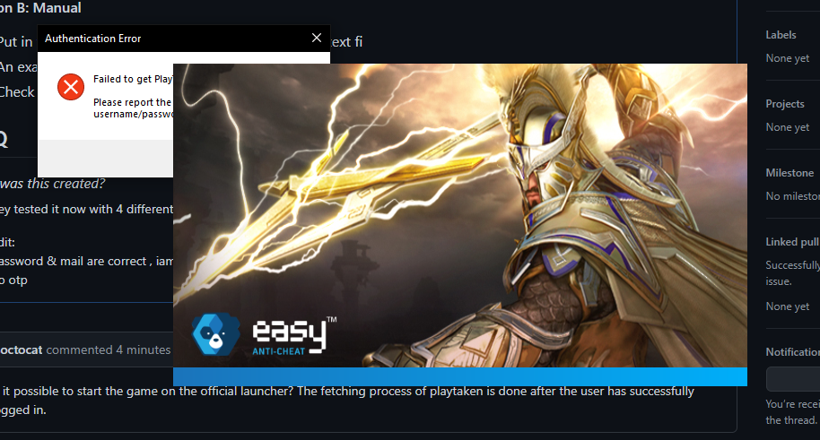 dont get playtoken at all. · Issue #8 · jsoctocat/BDO-Launcher · GitHub