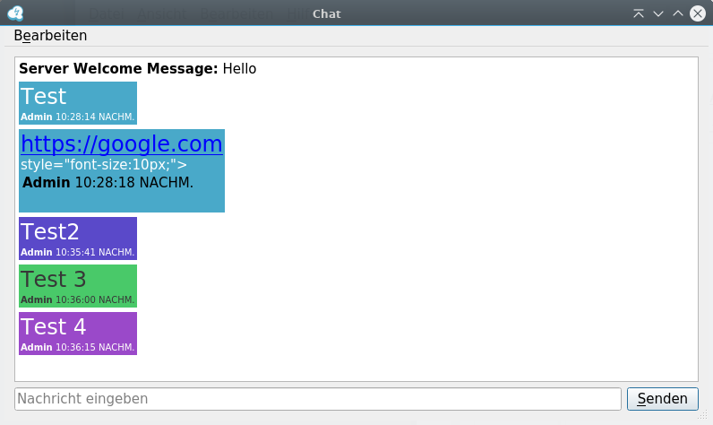 Update chat message design · Issue #632 · jamulussoftware/jamulus · GitHub