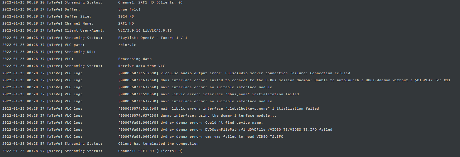 VLC Buffer: Permission denied · Issue #290 · xteve-project/xTeVe · GitHub
