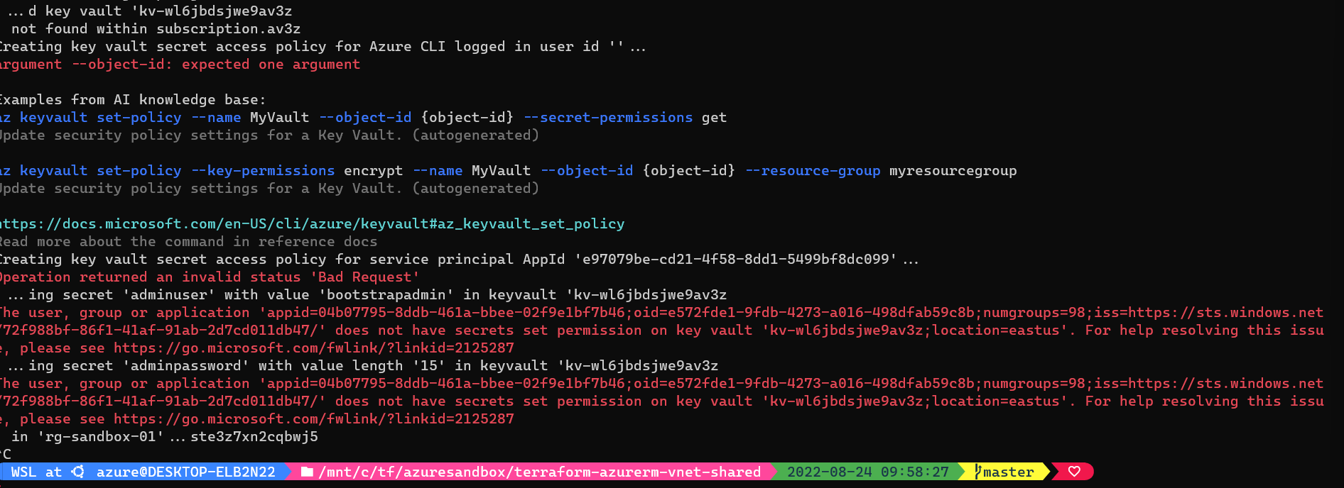 Looks like the script is grabbing the Azure CLI AppId instead of the one provided · Issue #4 ...