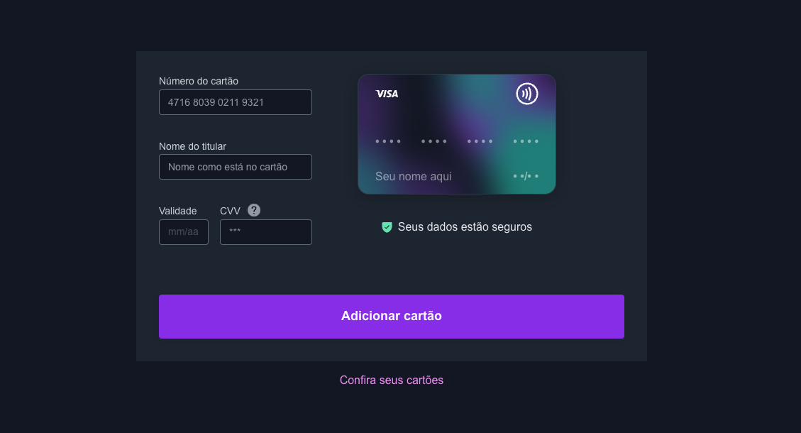 GitHub - HCaetano/mantine-firebase-credit-card-handler: The part of the checkout process where ...