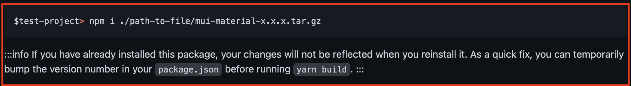 [docs] Triple-colon syntax not rendered properly in CONTRIBUTING.md · Issue #36435 · mui ...