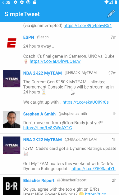 GitHub - bigkho/SimpleTweet
