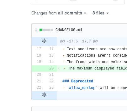 Incorrect spacing in diff · Issue #601 · refined-github/refined-github · GitHub
