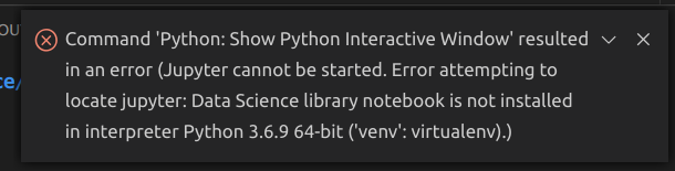 Remote Ssh Cannot Start Interactive Window · Issue 1836 · Microsoftvscode Jupyter · Github 