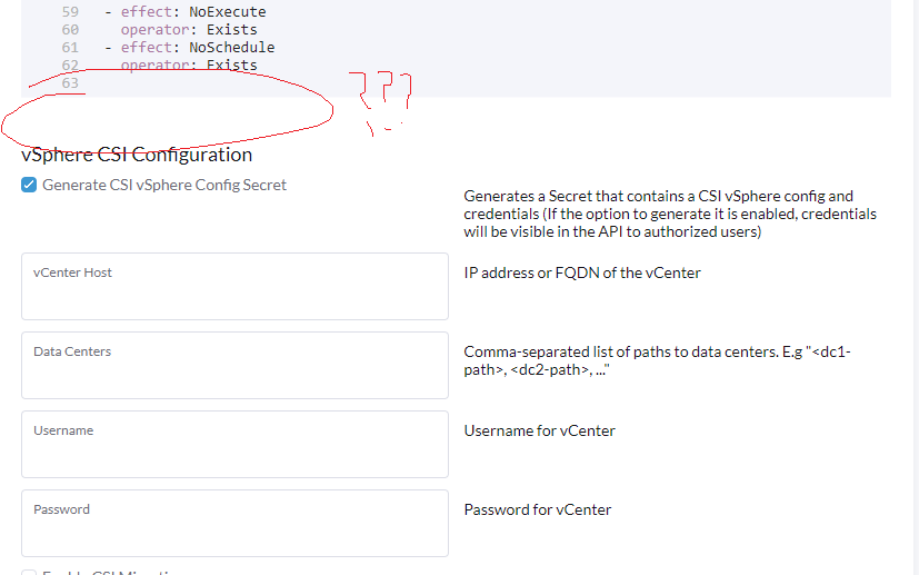 [BUG] vSphere CPI configuration is missing in RKE2 cluster management · Issue #40194 · rancher ...