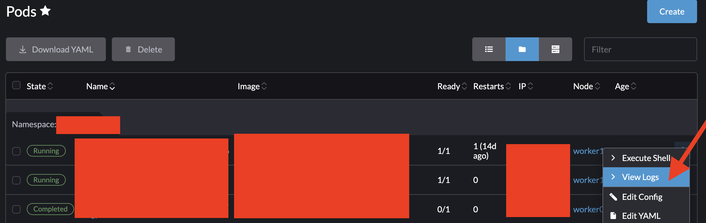 add pods/log resource to cluster role: a user is only allowed to view ...