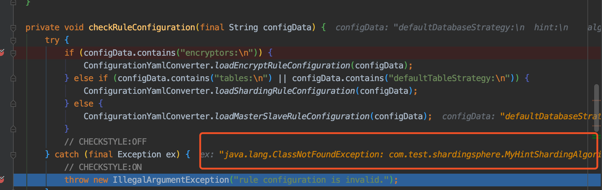 When Config Sharding Rule Use Ui Databasestrategy And Tablestrategy Whether To Support The Hint