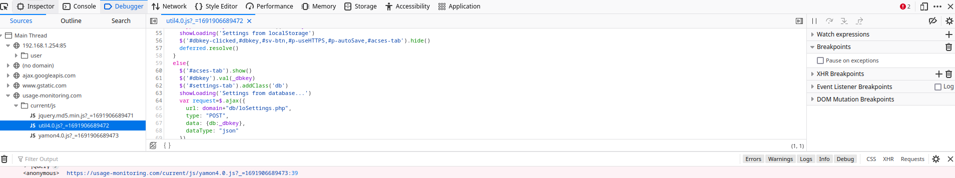 Java Error with router function · Issue #47 · al-caughey/YAMon-v4 · GitHub