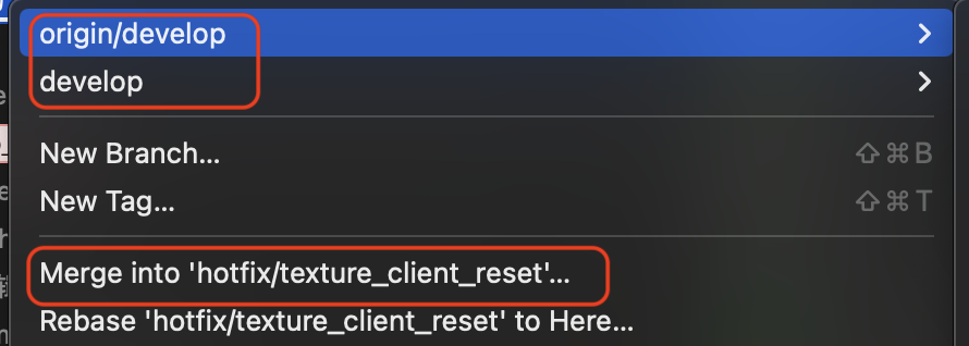 Wrong order of the local/remote branch in right click menu · Issue #1631 · fork-dev/Tracker · GitHub