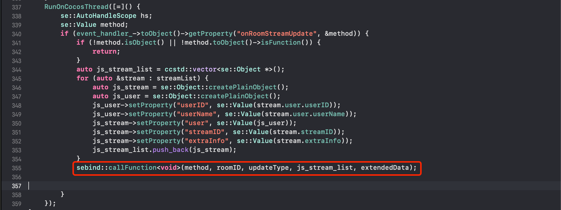 362 Sebindcallfunction Is Missing A Parameter For This Object · Issue 13444 · Cocos 0459