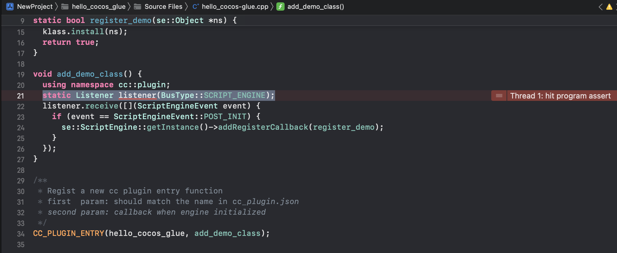 [3.6.2] Native plugin assertion failed · Issue #13696 · cocos/cocos ...