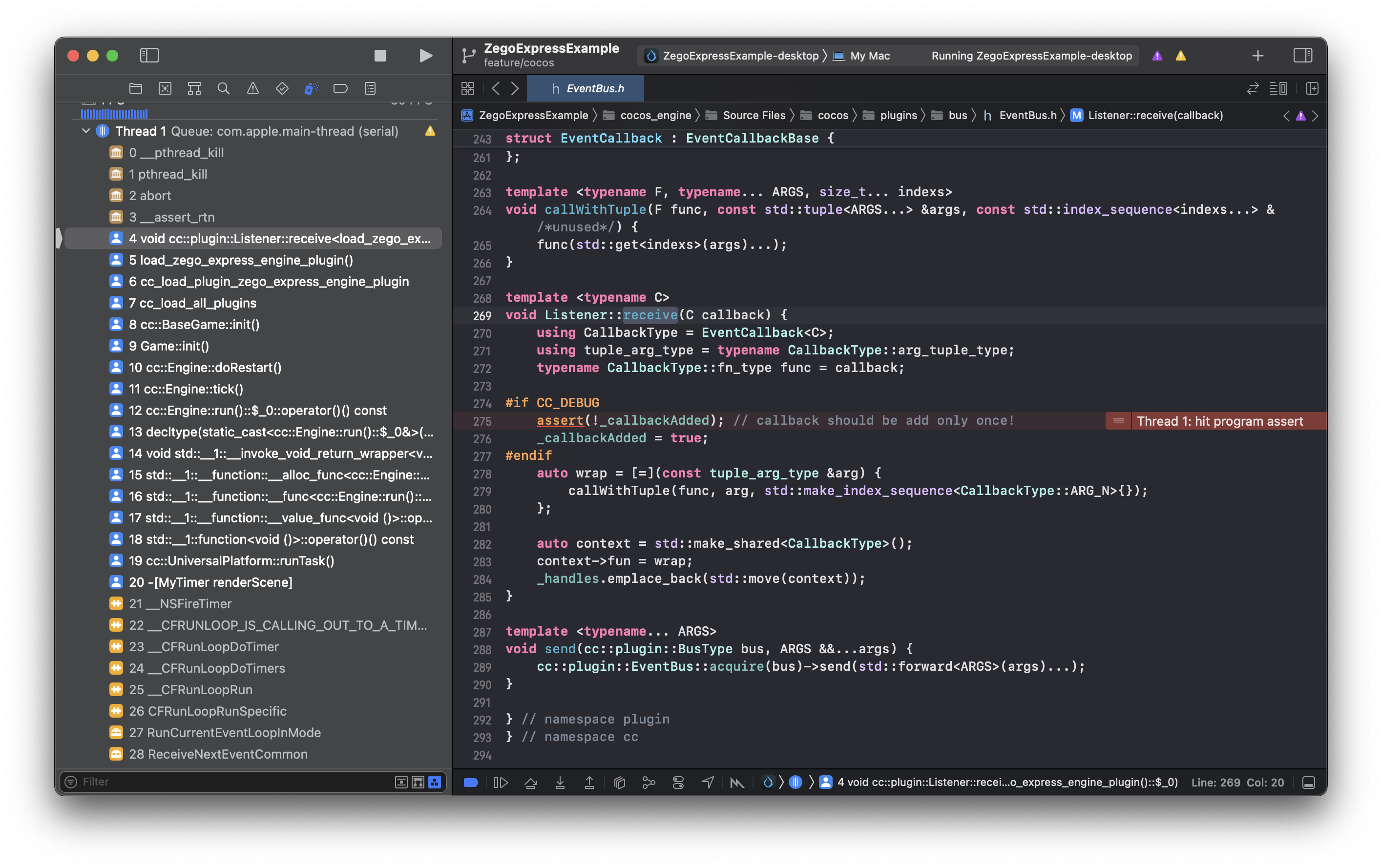 Native plugin assertion failed when calling "game.restart()" · Issue #14095 · cocos/cocos-engine ...