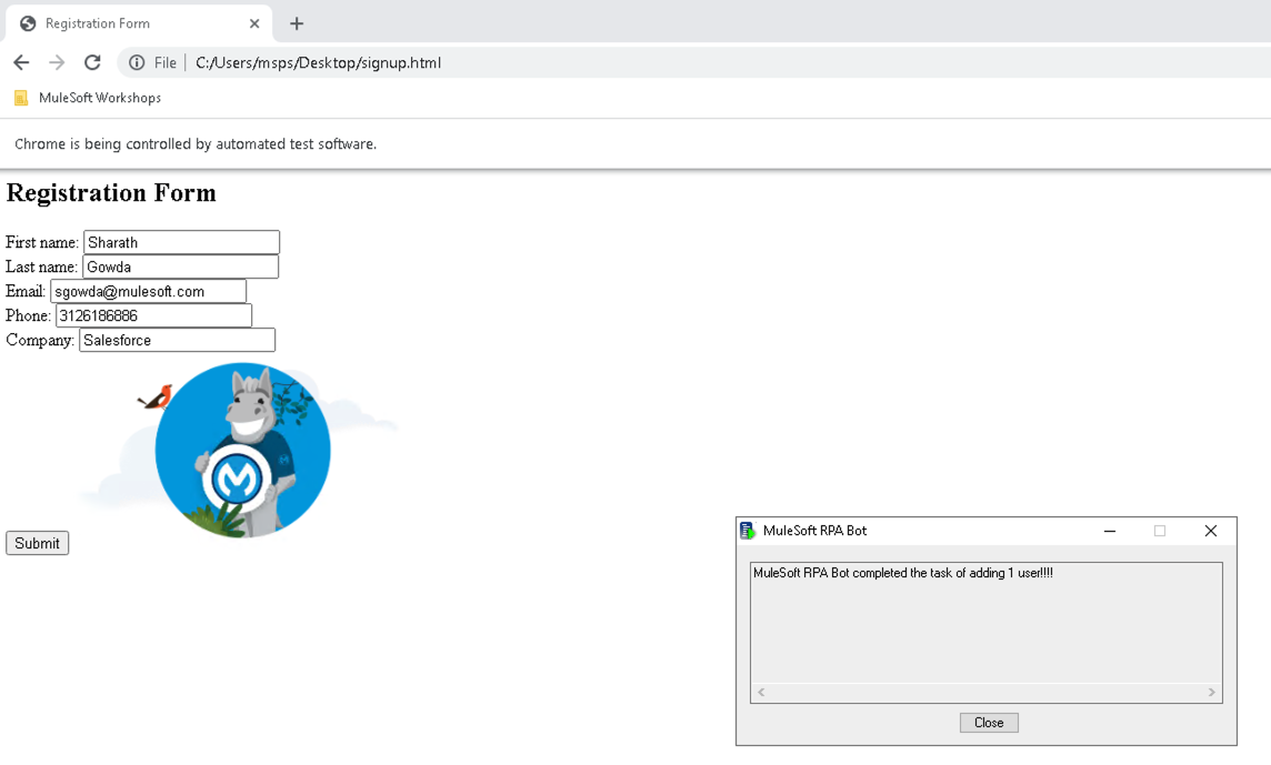 GitHub - sharathchandragowda/mulesoft-rpa-user-registration: MuleSoft RPA Bot automation to ...
