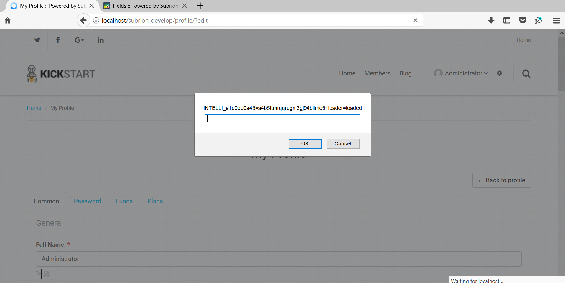 Stored XSS in "Add member field - tooltip" · Issue #760 · intelliants/subrion · GitHub