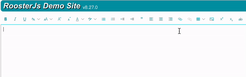 Table still exist after deleting all cells in it · Issue #1103 · microsoft/roosterjs · GitHub