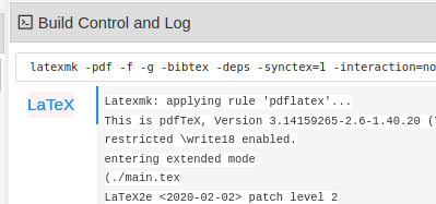 latex/build: strange white background in stdout · Issue #5885 · sagemathinc/cocalc · GitHub