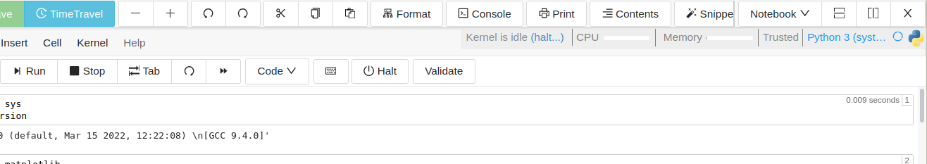 jupyter: kernel status is suddenly narrower, not same height as menu · Issue #5908 · sagemathinc ...