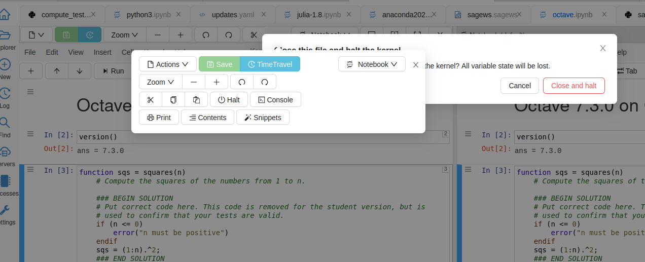 frontend/frame-editor: additional buttons popup is in front of modals · Issue #6467 ...