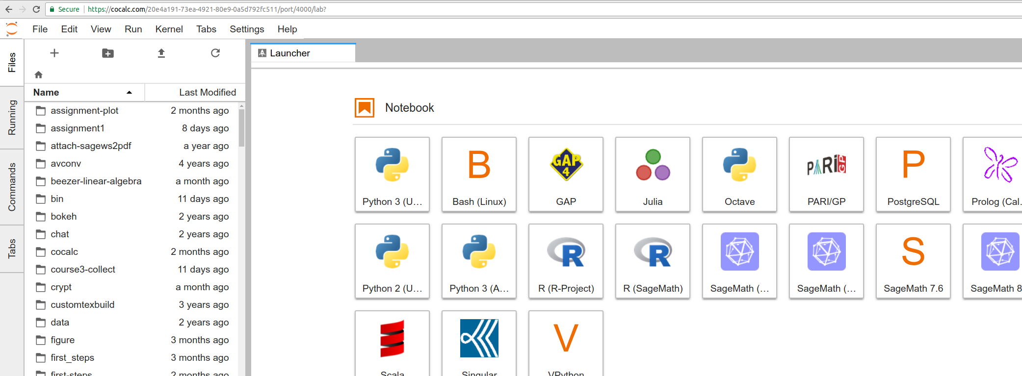 add "jupyter lab" start button in project settings · Issue #2715 · sagemathinc/cocalc · GitHub