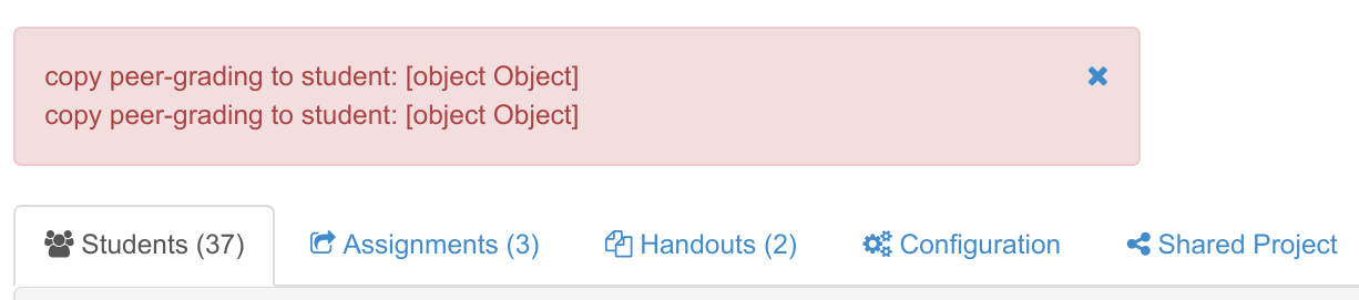 course/peer grading: non-informative error message · Issue #2791 · sagemathinc/cocalc · GitHub