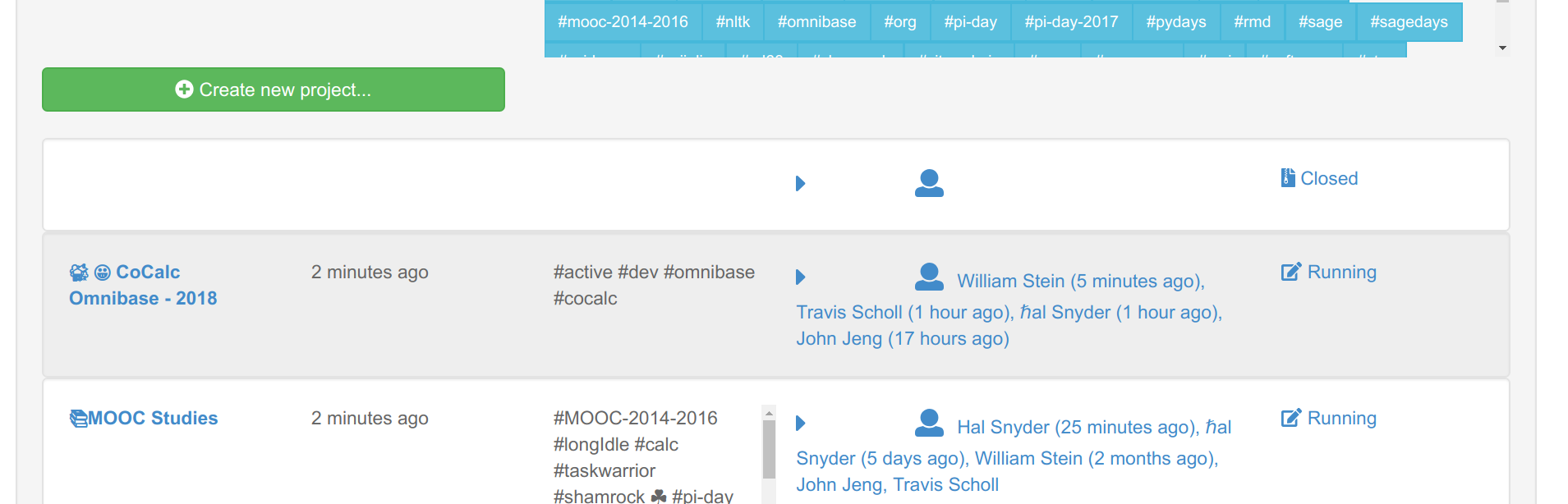 empty "blinking" project in projects listing · Issue #3001 · sagemathinc/cocalc · GitHub