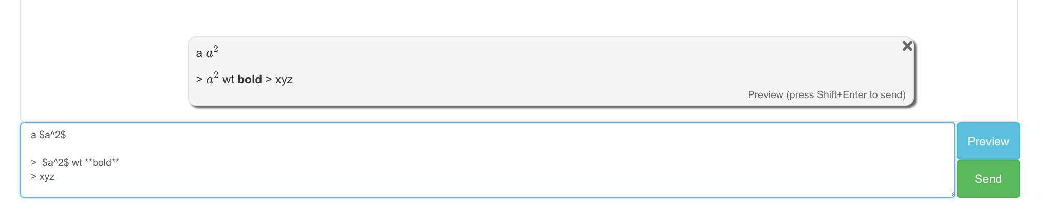 chat preview md → html processing partially broken · Issue #3206 · sagemathinc/cocalc · GitHub