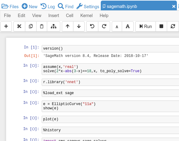 jupyter2: restart & eval skip cells with Sage and Julia kernels, at least. · Issue #3480 ...