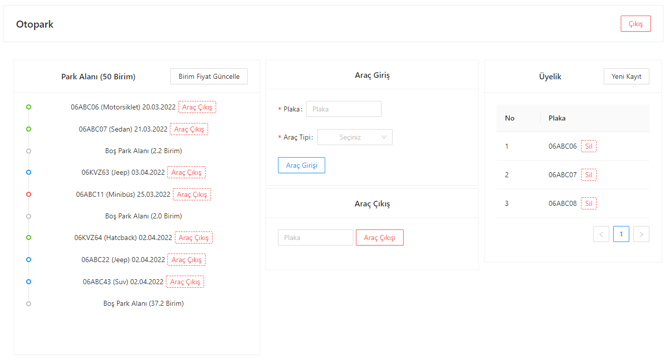 Github Smtburc Carpark Frontend