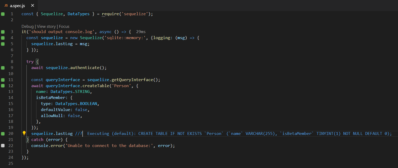 Sequelize Log · Issue #2546 · wallabyjs/public · GitHub