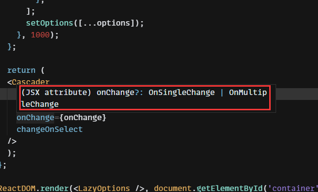 Cascader的onChange ts类型错误 · Issue #33153 · ant-design/ant-design · GitHub